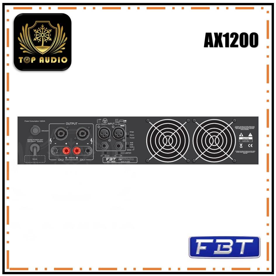 FBT AX1200 Professional Power Amplifier